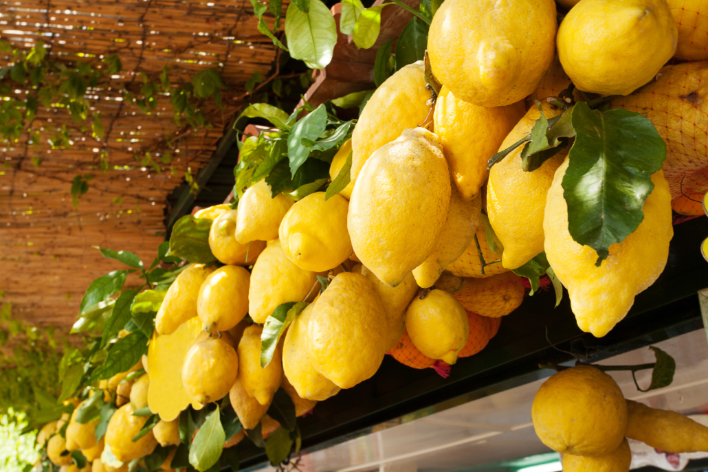 Traditional Italian lemons of Capri island - Onward Travel